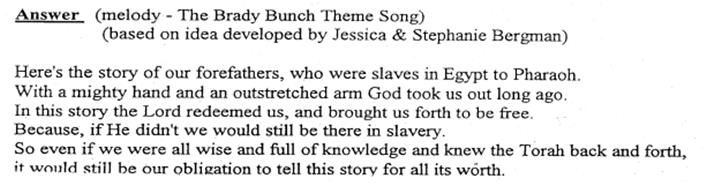 Music – Creative Seders